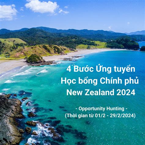 4 Bước Ứng Tuyển Học Bổng Toàn Phần Opportunity Hunting