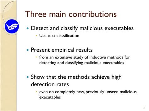 Ppt Learning To Detect And Classify Malicious Executables In The Wild Powerpoint Presentation