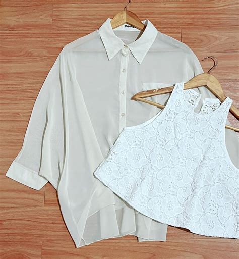 See Through White Top Womens Fashion Tops Others Tops On Carousell