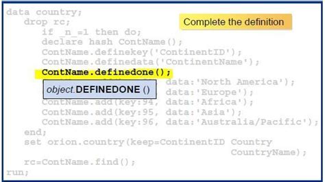 Sas 고급 Hash Object 방법hash Object Methods Sas Support Communities
