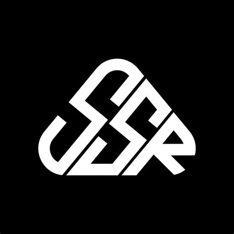 Ssr Letter Logo Creative Design With Vector Graphic Ssr Simple And