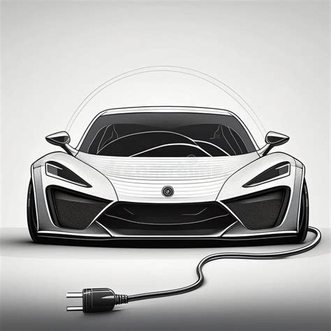 Smart Mobility Symbol In Modern Line Art Stock Illustration Illustration Of Sustainable Auto