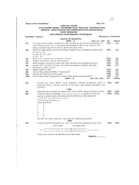 Multimedia Compression Techniques 1 Pdf