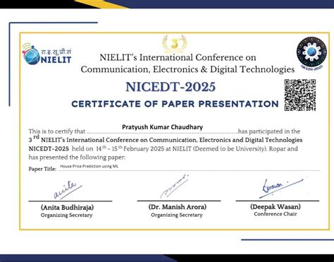 Nicedt2025 Machinelearning Ai Datascience Research Collaboration Pratyush Choudhary