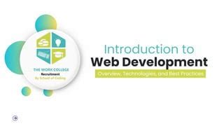 Introduction To Web Development An Essential Guide PPT