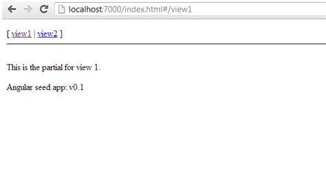 Nodejs Angular Seed Project Set Indexhtml By Default Stack Overflow