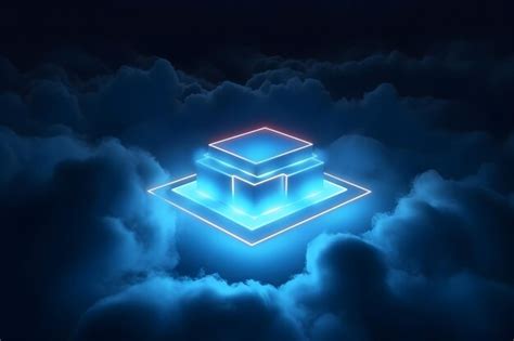 Premium Ai Image Cloud Computing Isometric