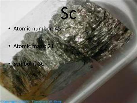 Ppt Sc Scandium Powerpoint Presentation Free Download Id1396769