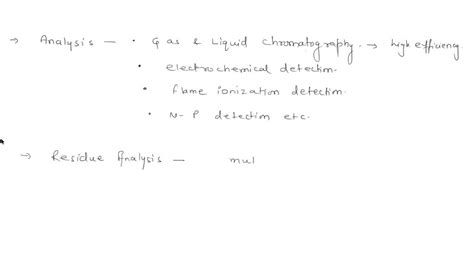Solved Analysis Of Pesticides Can Be Divided Into Two Categories Analysis Of Pesticide