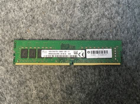 SK Hynix 16GB DDR4 2666 UDIMM PC4 21300V U Dual Rank 2Rx8 Memory Module