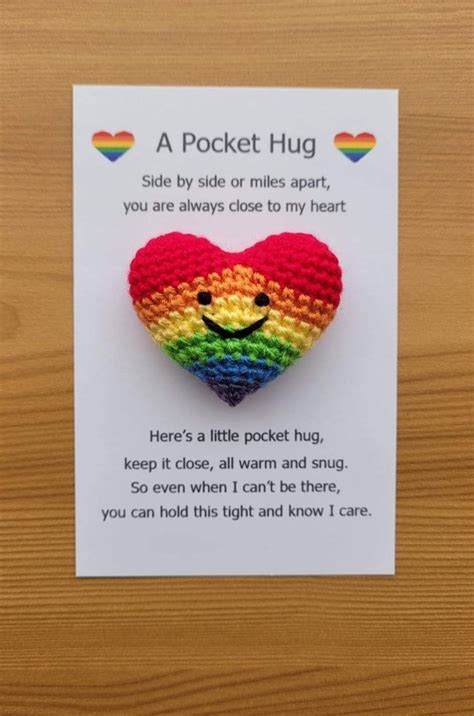 Pocket Hug ️ Valentines Crochet Crochet Patterns Crochet Crafts