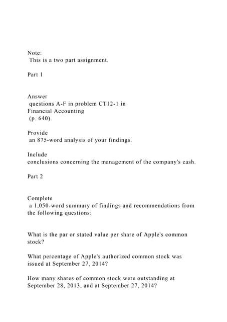 note this is a two part assignment part 1answer docx