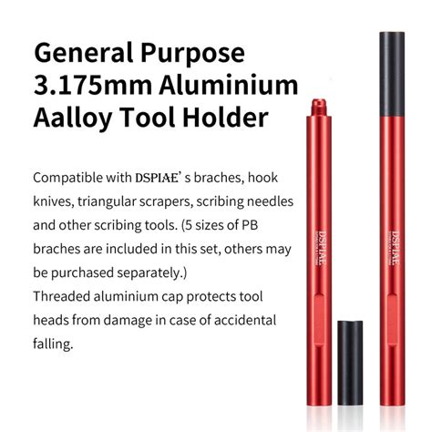 Dspiae Push Broach Combination Set For Scribing Cs Pb01 A Z Toy Hobby
