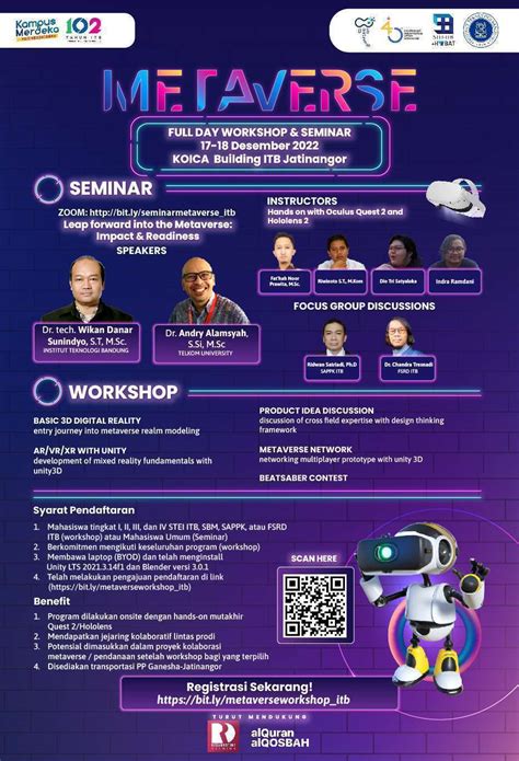 METAVERSE Fullday Workshop Seminar STEI