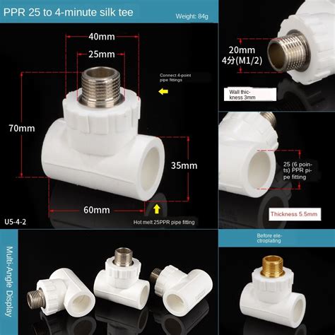 Leidingen Ppr Buitenste Draad Tee Ppr Innerlijke T Vicedeal