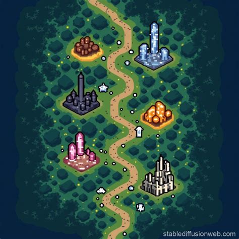 Pixel Art Game Map Stable Diffusion Online