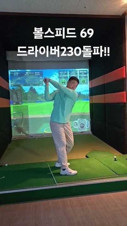 골프 볼스피드 골프스윙 드디어돌파 230m Youtube