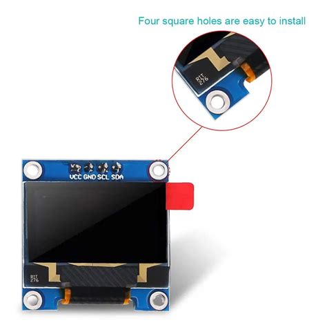0 96 oled дисплеем синяя i2c iic Серийный 128x64 o светодиодный ЖК дисплей светодиодный ssd1309