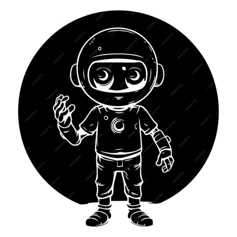Premium Vector Astronaut In Spacesuit Vector Illustration Of A Cartoon