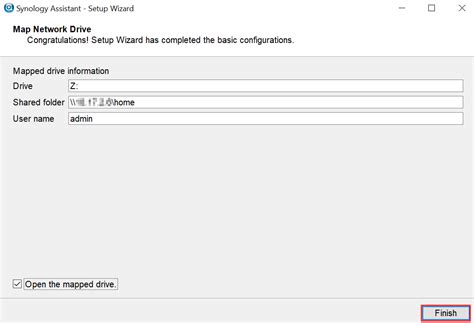 How Do I Map A Network Drive Using Synology Assistant Synology Knowledge Center