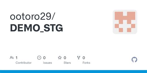 Github Ootoro29demostg