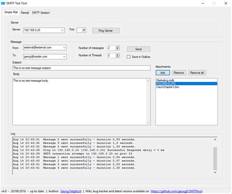 Github Georgjf Smtptool A Slim Net Based Ui Tool To Communicate With Smtp Servers And To