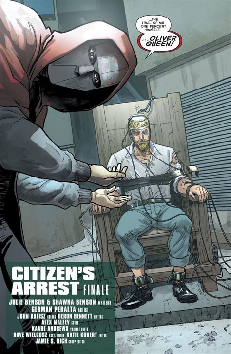 The Citizen Captures Oliver Queen Comicnewbies