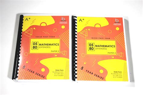 Igcse Mathematics Extended 0580 5yr3v Buukbook