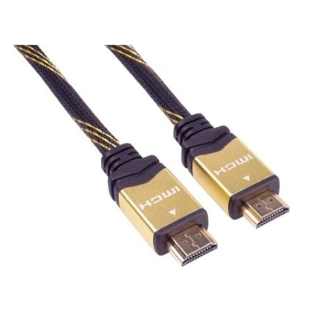 Cablu Hdmi Tata Tata 4k High Speed V14 Contacte Aurite 10m Negru