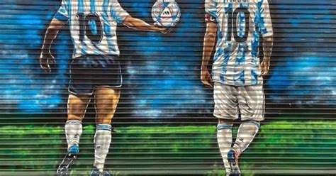 메시 하늘의 별 마라도나에게 바친 8호 발롱도르 디에고 생일 축하해요 조선비즈