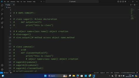 yamuna raguthu on linkedin task 26 practice oops concepts kiran sagar pythonlife