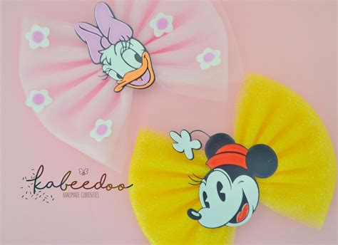 Daisy Duck Hair Bow Donald Duck Girlfriend Hair Clip Disney Etsy