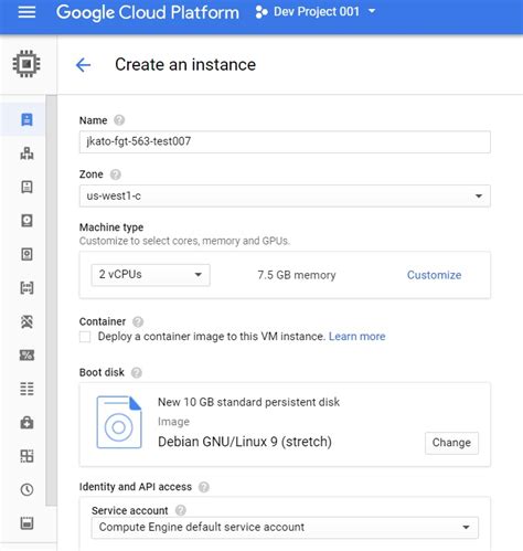 Deploying The FortiGate VM Instance FortiGate Public Cloud Fortinet Document Library