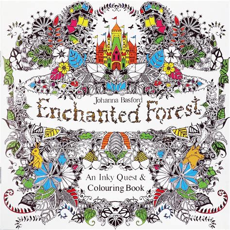 Книжка за оцветяване Омагьосана гора Антистрес За възрастни Emag Bg