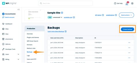 Backup And Restore Support Center