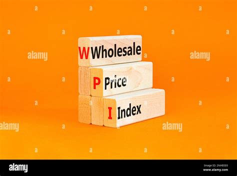Wpi Wholesale Price Index Symbol Concept Words Wpi Wholesale Price Index On Wooden Blocks On A
