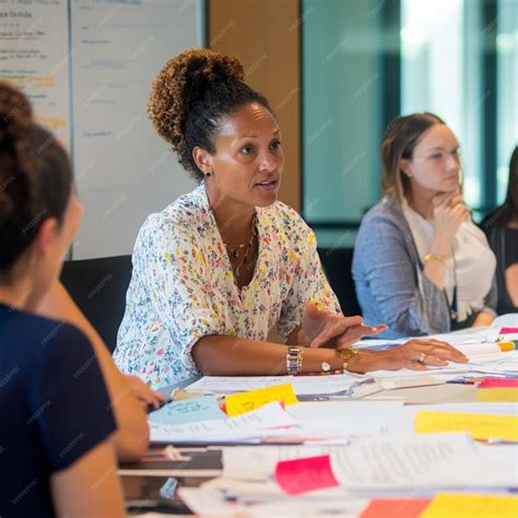 Snapshot Of A Strategic Planning Session With A Facilitator Guiding The