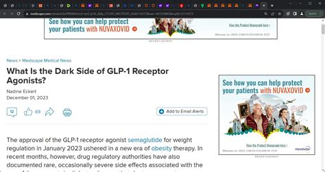 Urgent The Dark Side Of Glp 1 Receptor Agonists Such As Ozempic Wegovy Semaglutide For