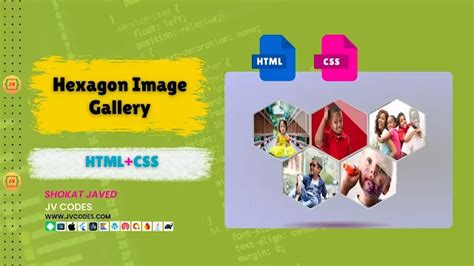 Hexagon Image Gallery In Html And Css