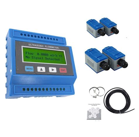 Buy 2 Transducer Ultrasonic Flow Meter Module Liquid Flowmeters Tuf 2000m With Transducer Tm 1