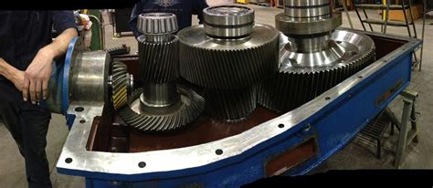 [oc] Triple Reduction Gearbox It Has A Water Wheel On The Output And Is Turned By The River