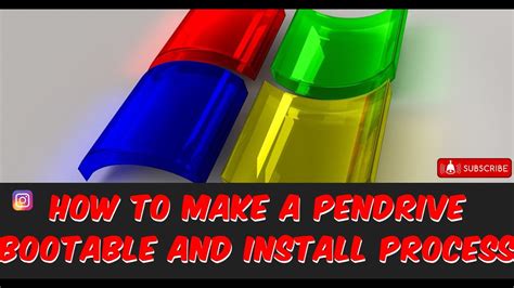 Make Your Usb Drive Bootable And Install Windows Easy Tutorial Youtube