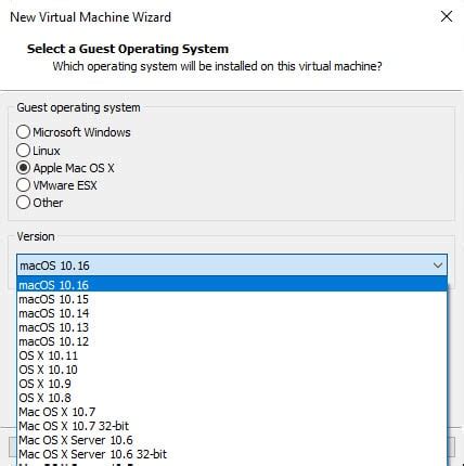 MacOS Big Sur VMware Image VMDK File For Windows Sysprobs
