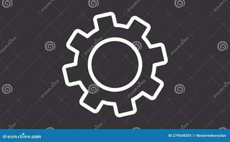 Animated Setup Error White Line Icon Stock Video Video Of Mode Pictogram