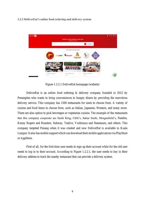 Software Engineering Principle Assignment 1 Food Ordering And Delivery