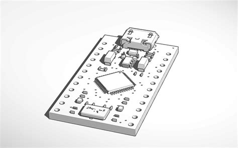 3d Design Arduino Pro Micro Tinkercad