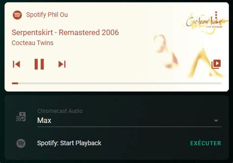 Media Browser Spotify Select Output Device Page 2 Configuration