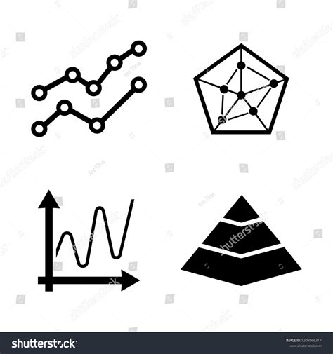 Diagram Graphs Chart Simple Related Vector Stock Vector Royalty Free