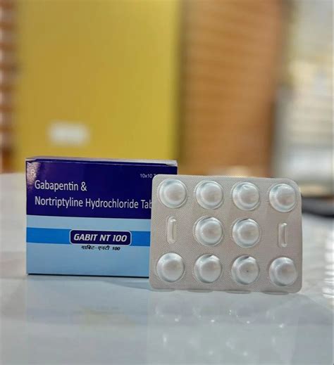 Gabapentin 100 Mg Nortriptyline 10mg At ₹ 1090 Box Gabapin Nt Tablet In Pinjore Id