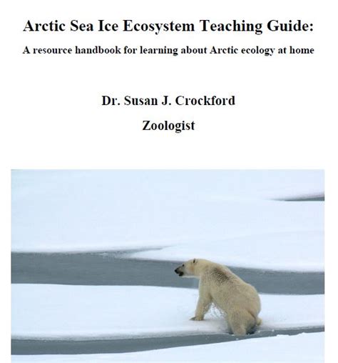 Arctic Sea Ice Ecosystem Teaching Guide Cover Thumbnail Polarbearscience